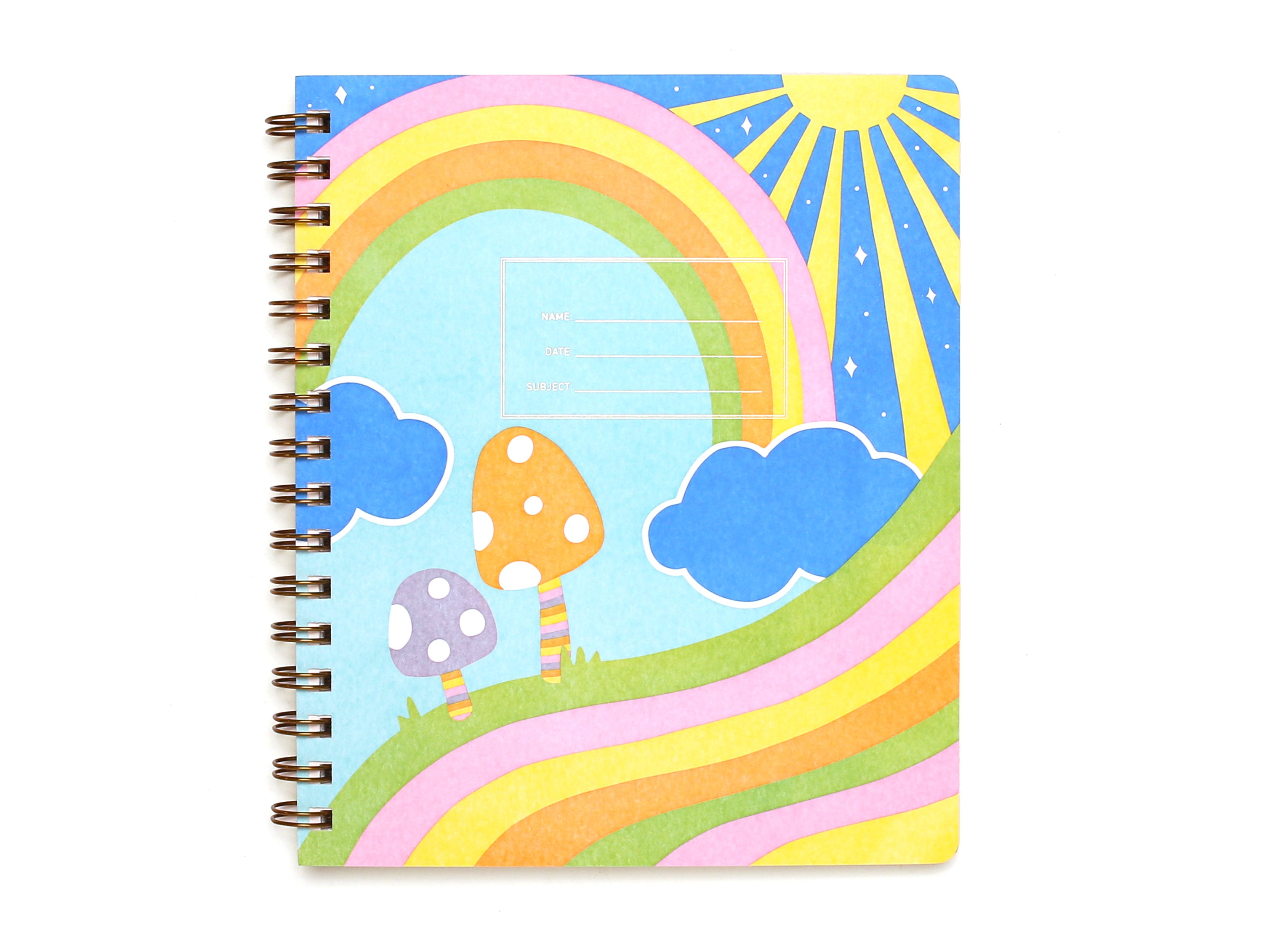 Standard Notebook - Rainbow Mushroom – Shorthand