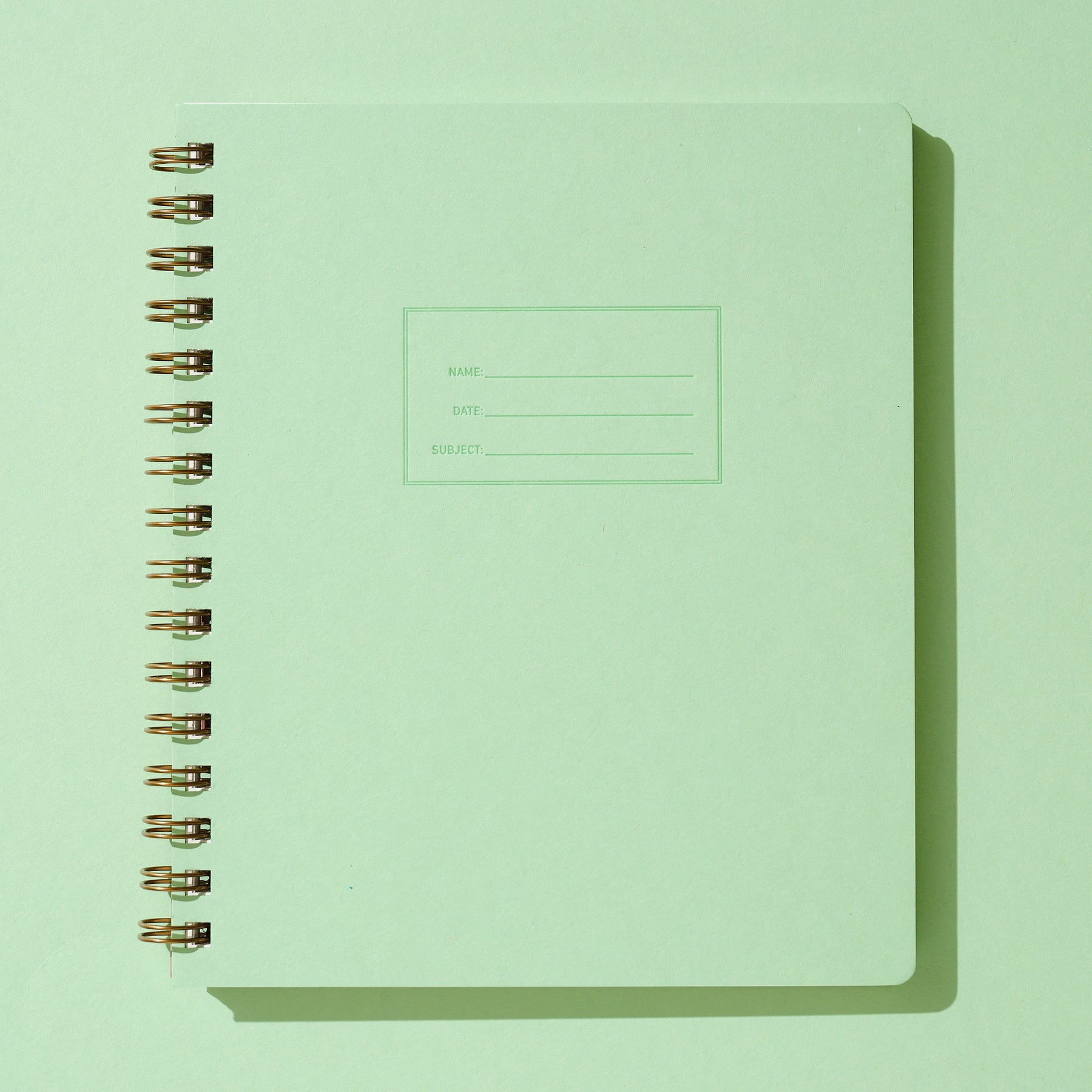 Standard Notebook - Mint – Shorthand