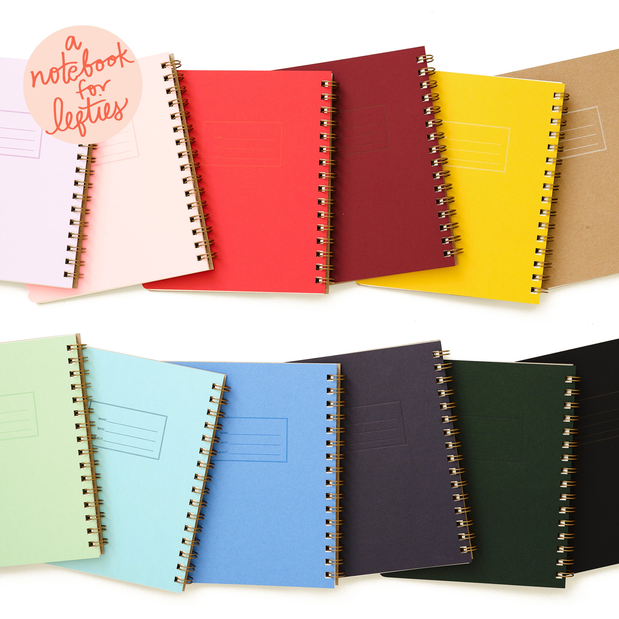 Lefty Standard Notebook - Solid Color Cover – Shorthand
