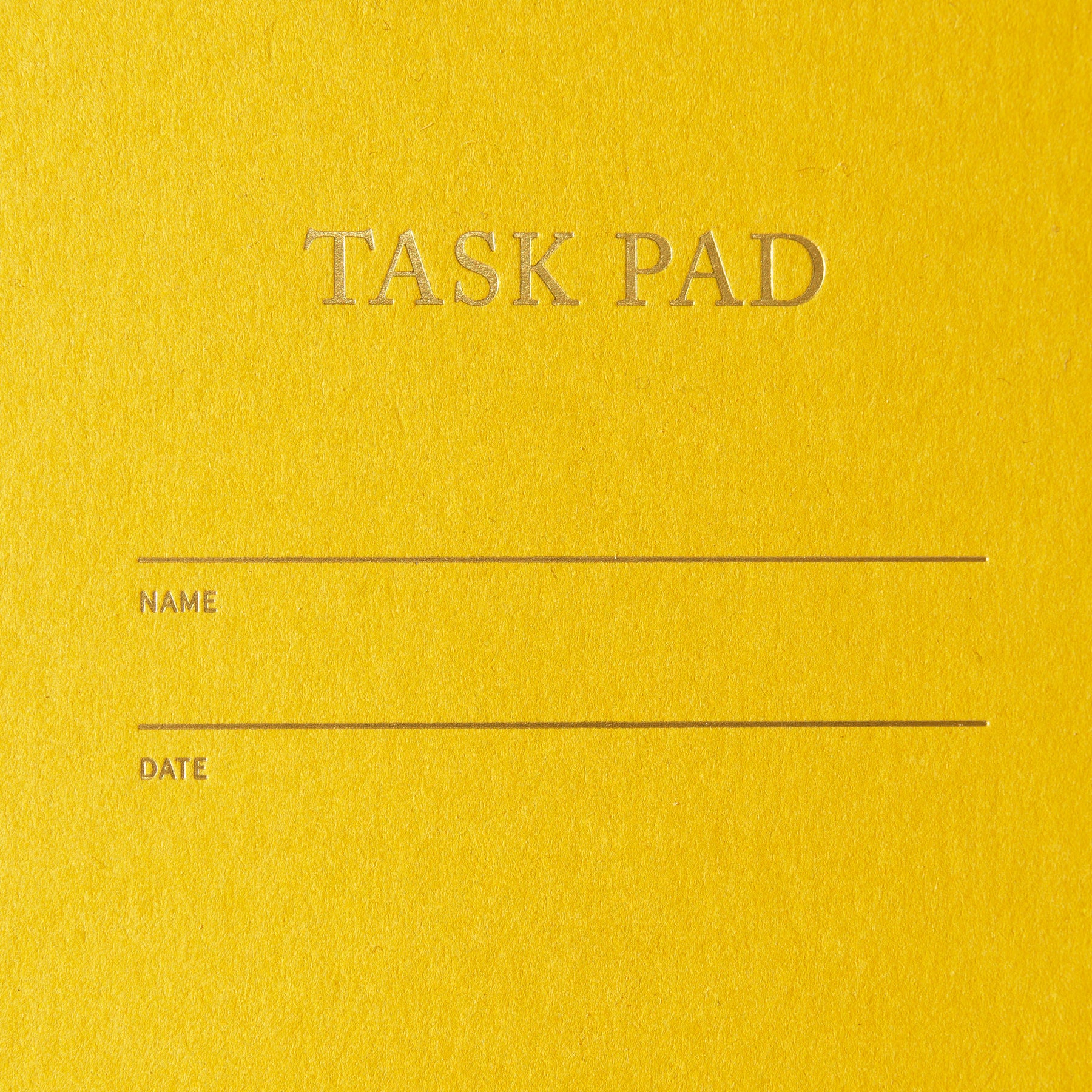 Task Pad Notebook - Mustard – Shorthand