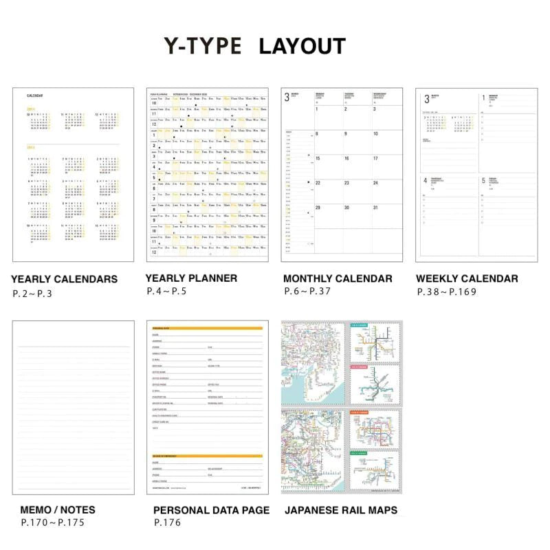 2025 B6 Block Planner - Papillon: Mint – Shorthand