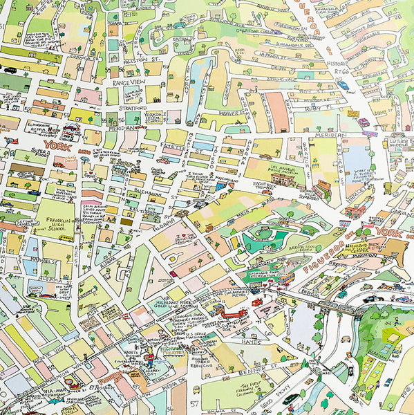 Highland Park Map - Print – Shorthand