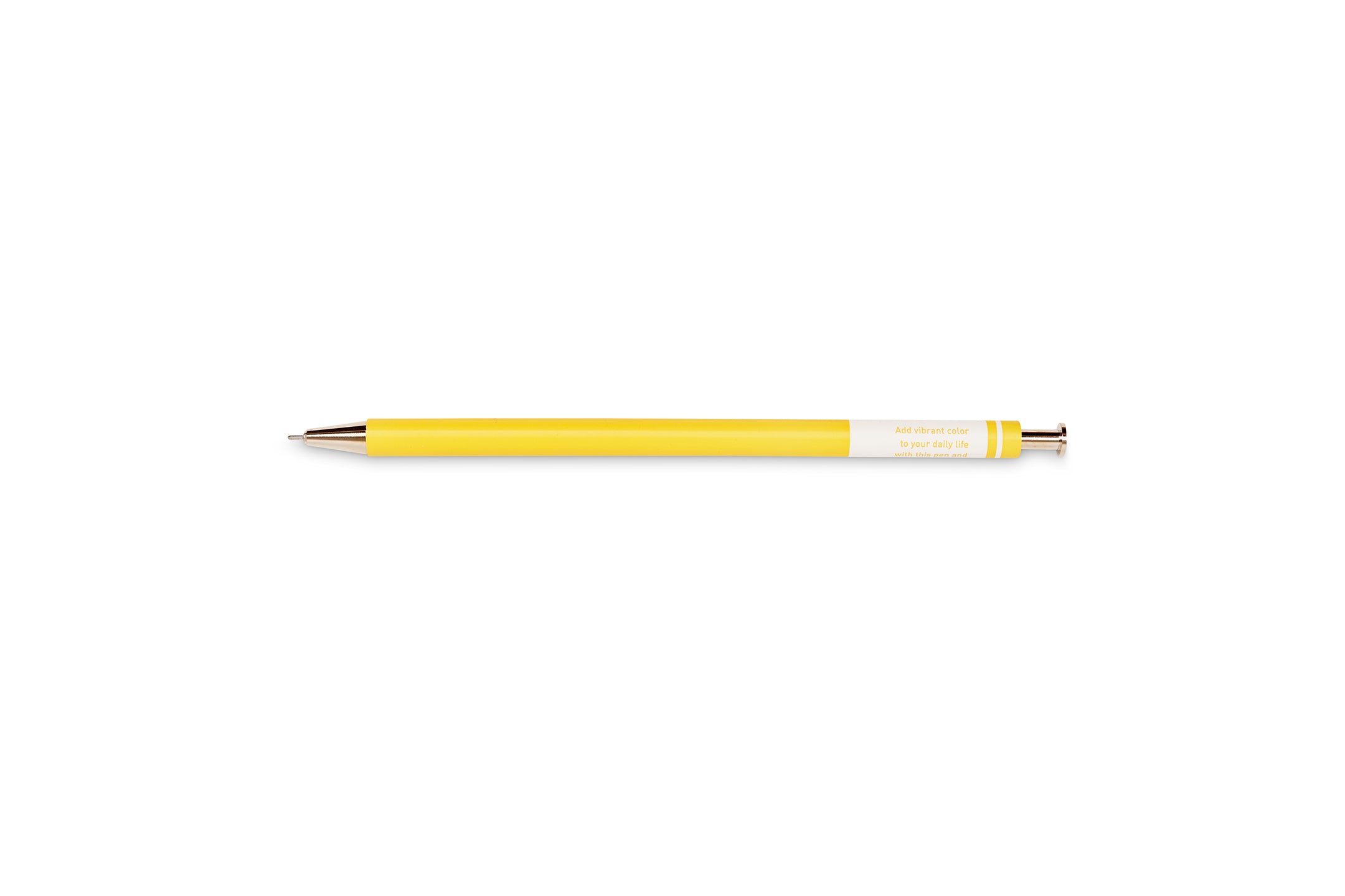 Mark's Style Colors Gel Ball Pen - Yellow – Shorthand