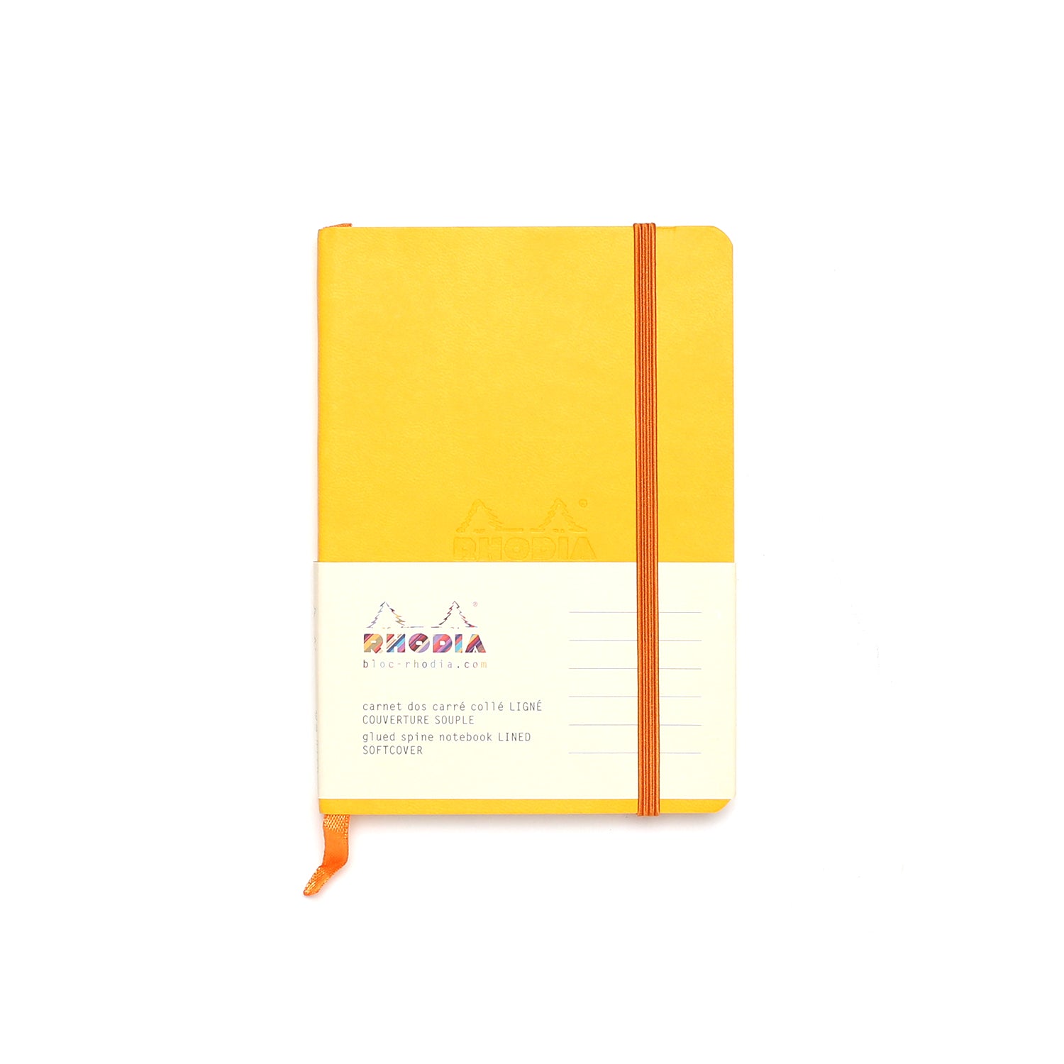 Rhodia A6 Yellow Softcover Notebook - Lined – Shorthand