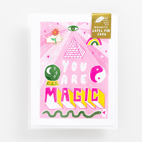 You Are Magic - Lapel Pin Card – Shorthand